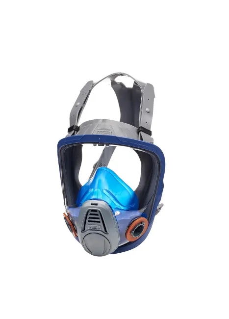 MSA Advantage® 3200 Respirator, Full Face, Rubber Harn, S