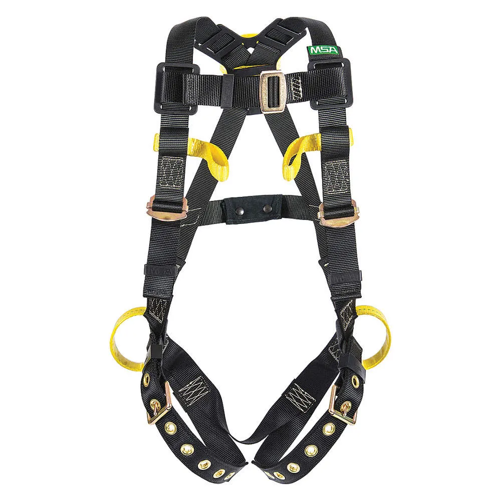 MSA Workman ARC Flash Vest-Style Harness, Back & Side Web Loop, Tongue