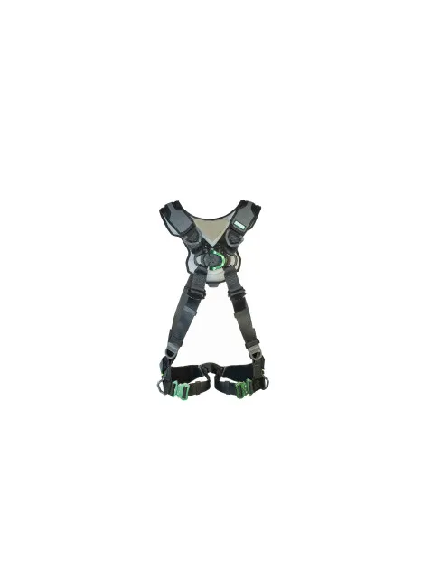 MSA V-FLEX Safety Harness - Back/Chest D-Ring, Padding, M/L