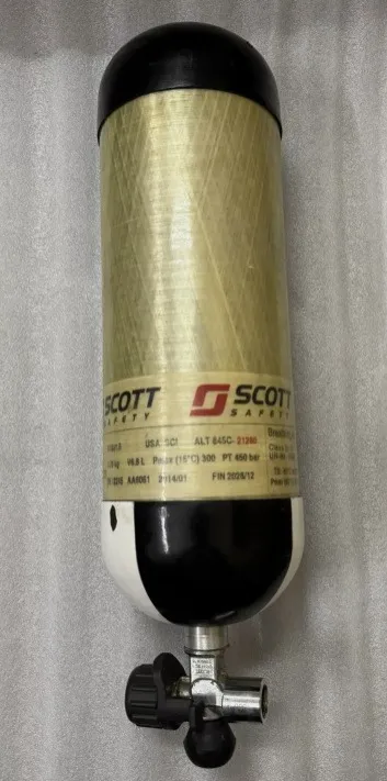 SCOTT Safety Breathing Air Cylinder 300 Bar 6.8l SCBA Carbon Composite