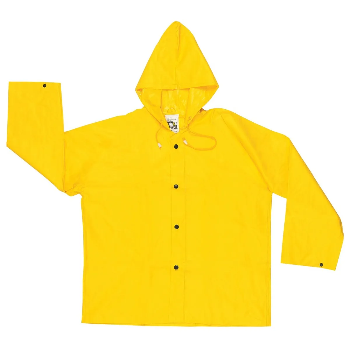 300jh - .28mm Pvc/nylon/pvc Jacket With Attached Hood And Snap Front ...