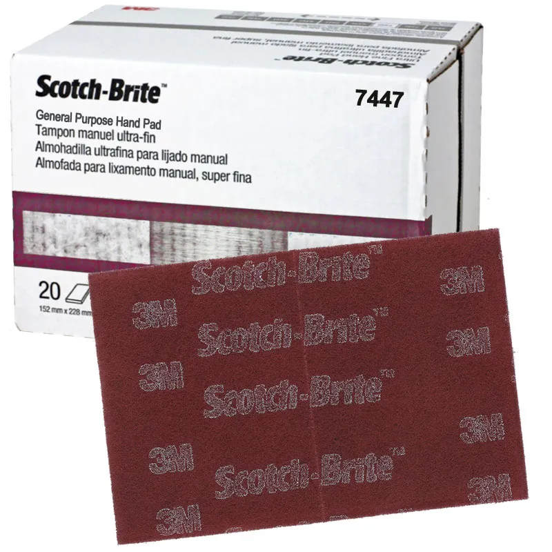 3M Scotch-Brite Hand Pad 7447, 152x228mm, AVFN