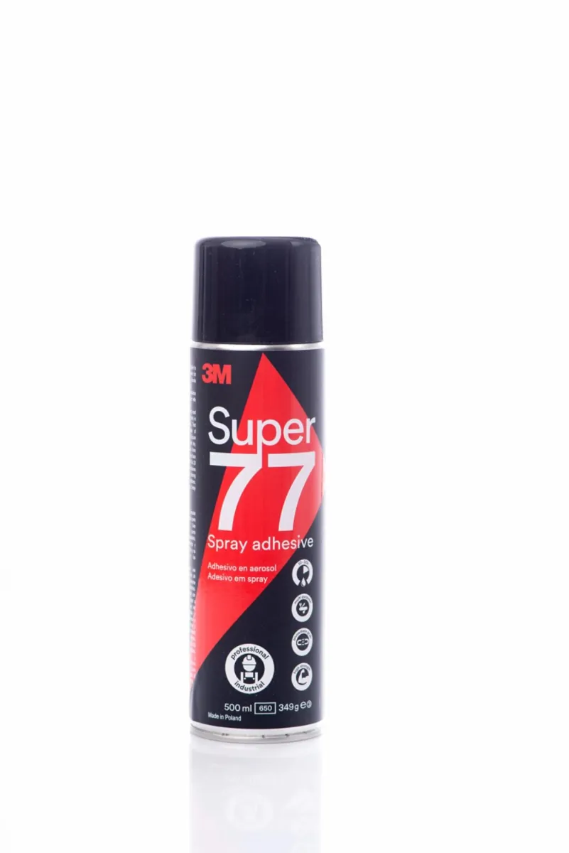 3M Super 77 Multipurpose Spray Adhesive 500ml – 7000116782
