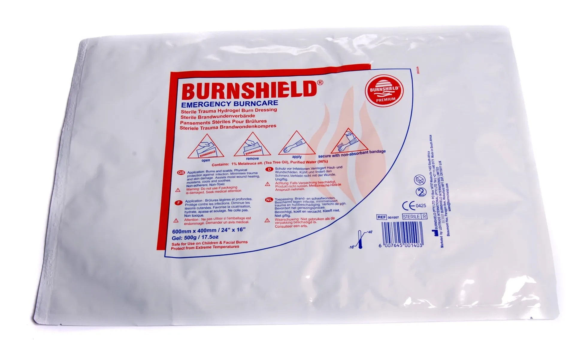 Burnshield 60 cm x 40 cm ( 24" x 16" ) Dressing