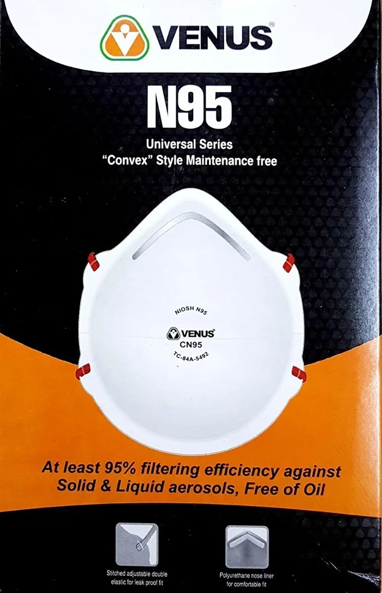 Venus N95 NIOSH Approved Respirator (20 EA) SALE, MASK CN95, Saudi Ara