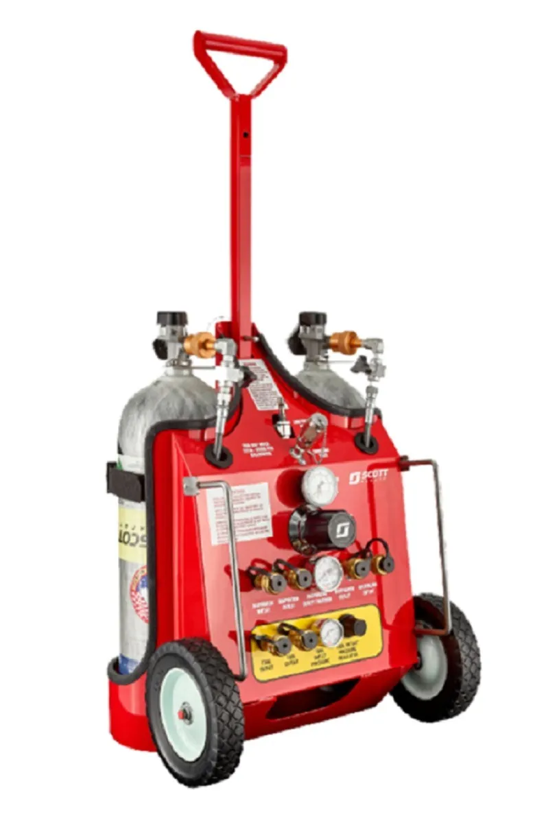 SCBA Mobile Cart - Breathing Air Solution - Fire Protection