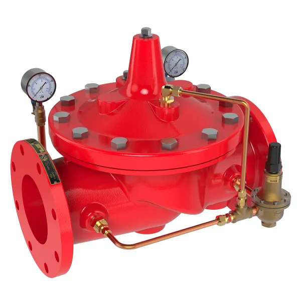 Pressure Reducing Valve, Globe Type, Class 300, 300 PSI, Grooved, UL/
