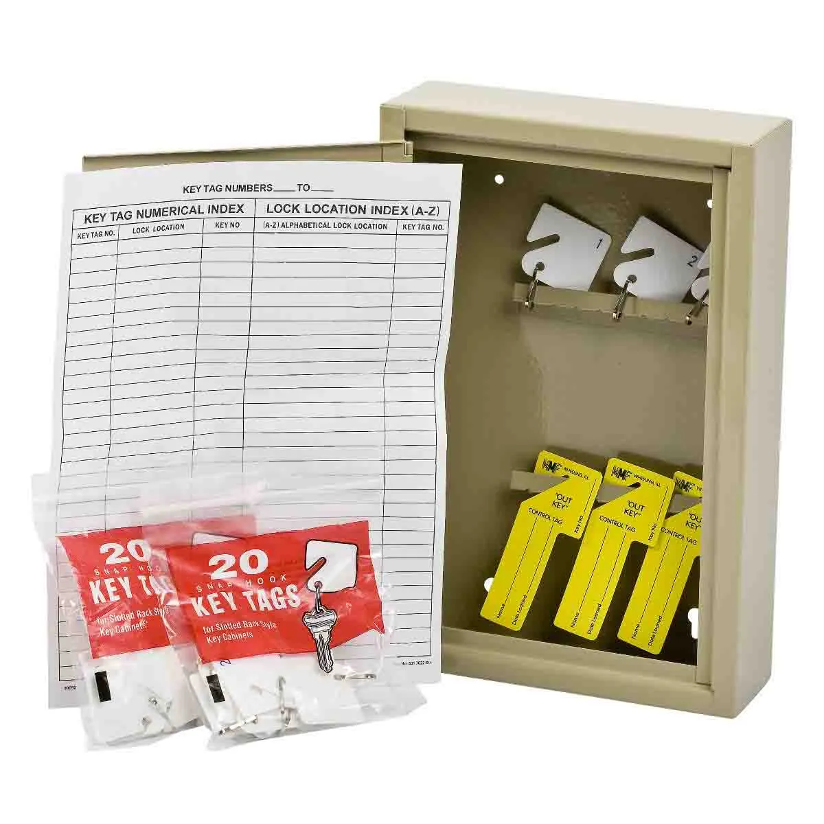 Brady Lockout Station, Unfilled, General Lockout/Tagout, 12 1/8 in x 8