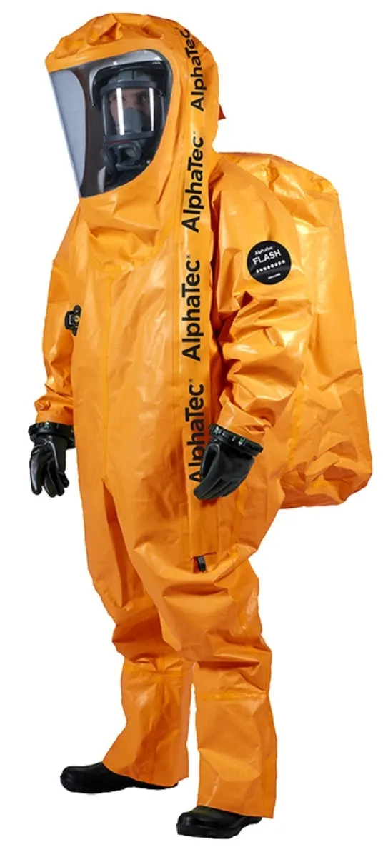level a hazmat suit with flash protection