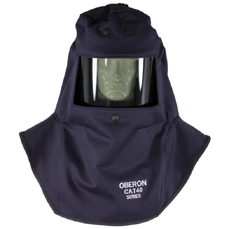 OBERON CAT4 ARC Flash Hood with Hard Cap, Closed Back - CAT4-NB