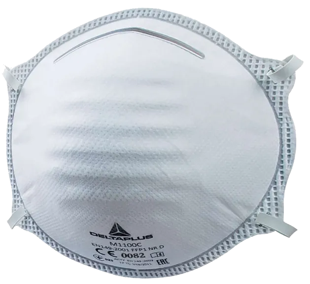 Delta Plus P1 20 Disposable Masks Without Valve M1100C