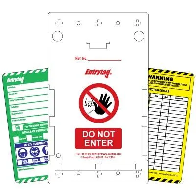 Confined Space Entry Tag