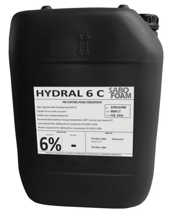SABO FOAM HYDRAL 6 C 6% AFFF Concentrate - F106371D1