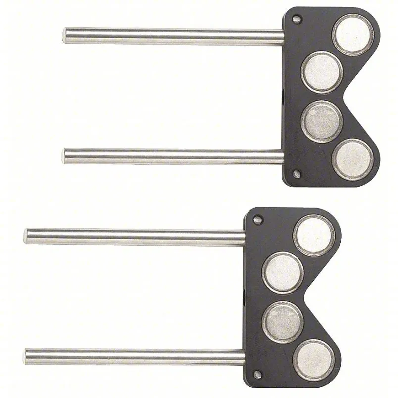 Fluke Magnetic Bracket Set: For Fluke-830 Laser Alignment Tool, (2) Ma
