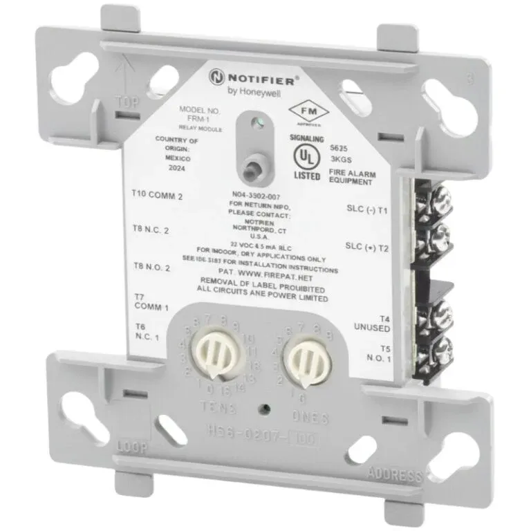 Notifier FRM-1 FlashScan Addressable Fire Alarm Relay Module