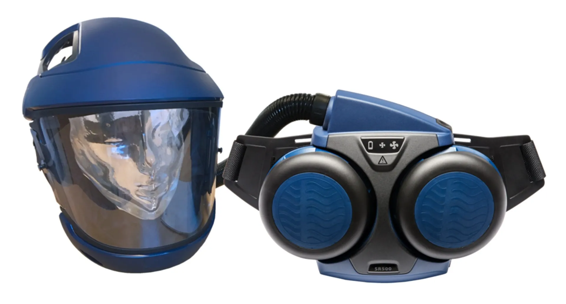 SUNDSTROM SR 500/SR 570, Package with Fan Unit SR 500 and Shield SR 57