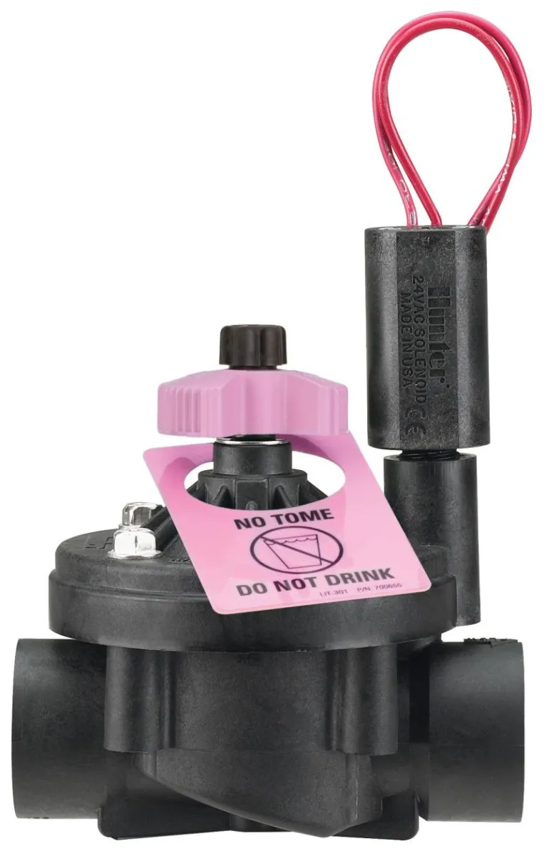 Hunter ICV Valve, Purple Diaphragm W Filter Sentry Mechanism, Working