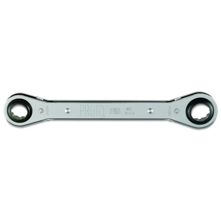 PROTO Double Box Reversible Ratcheting Wrench 3/4" x 7/8", 12 Point