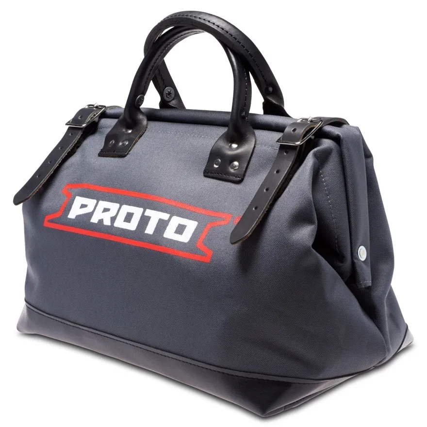 PROTO Professional Heavy-Duty Reinforced Tool Bag with Vinyl Bottom, 1
