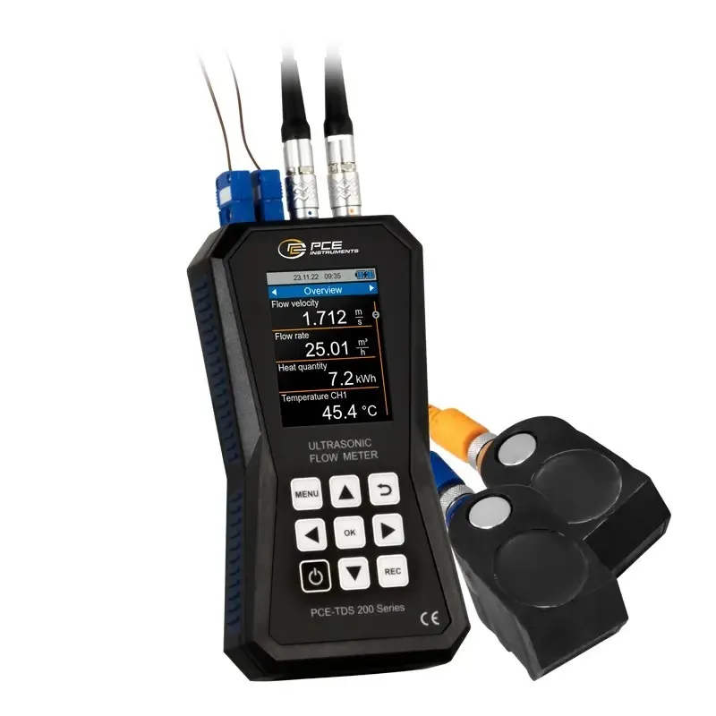 PCE-TDS 200+ M Portable Ultrasonic Flow Meter with BTU