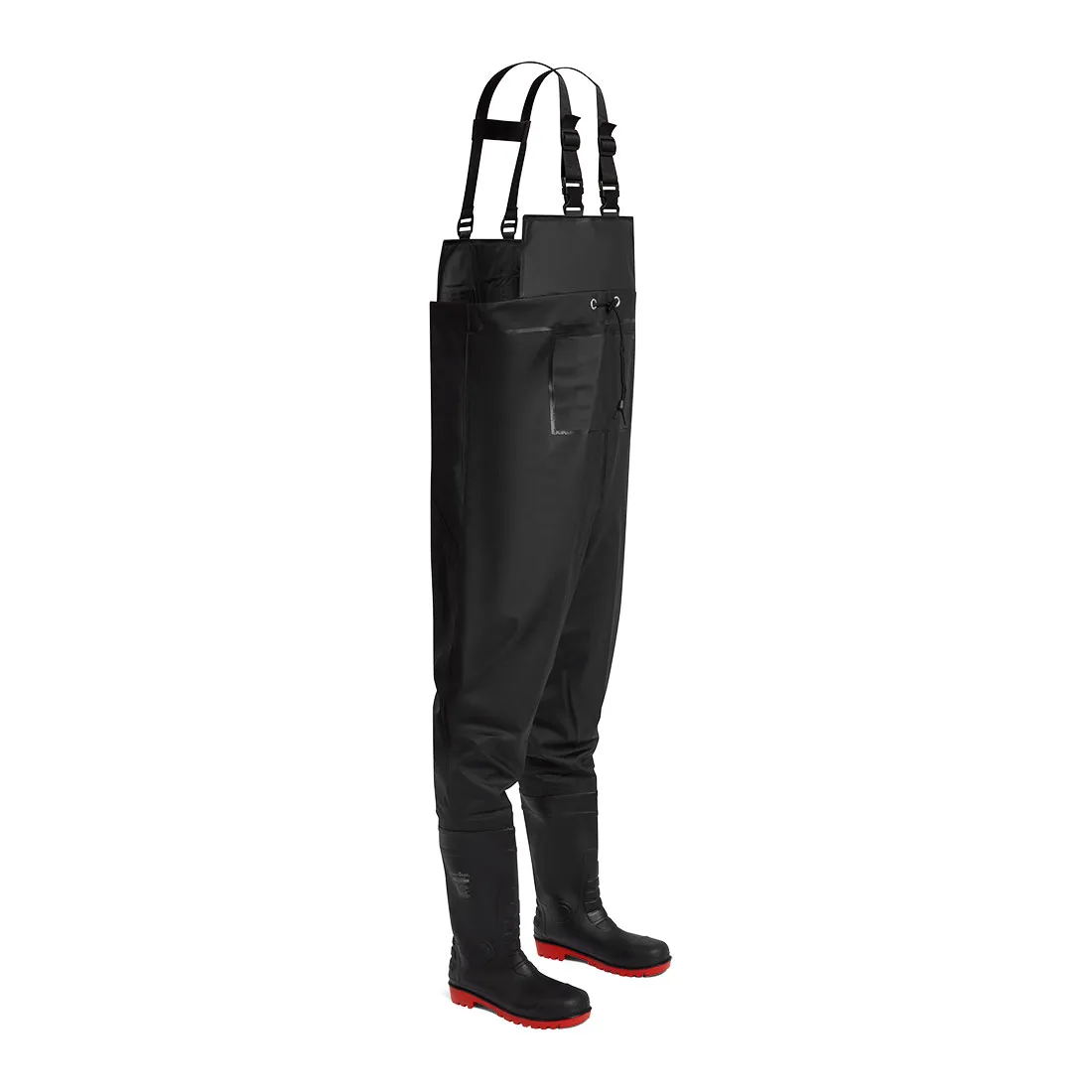 Portwest Black Steel PVC Chest Wader S5 FO FW74