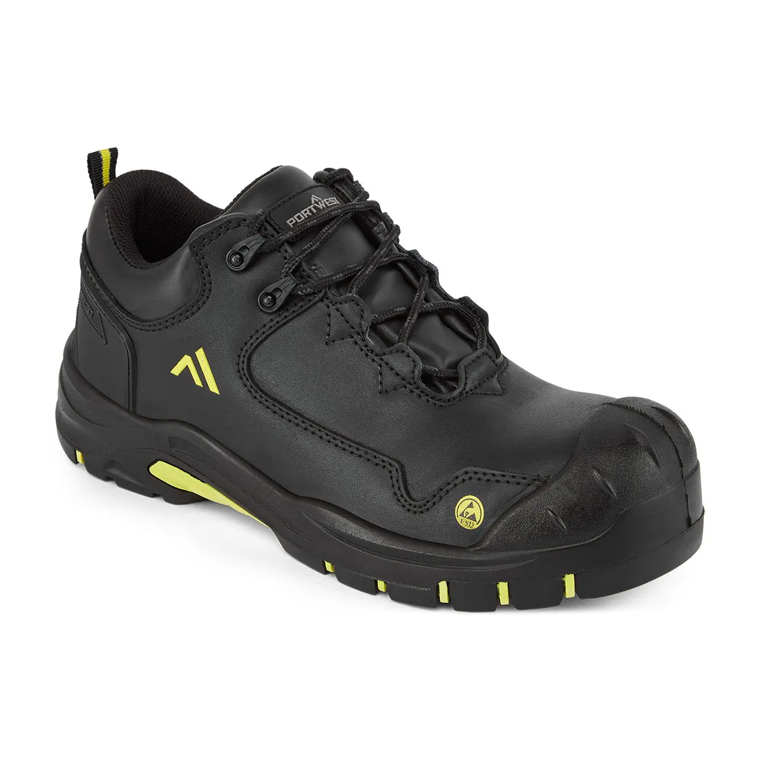 Portwest FC19 Yellow Composite Leather Low Shoe S3S ESD HRO