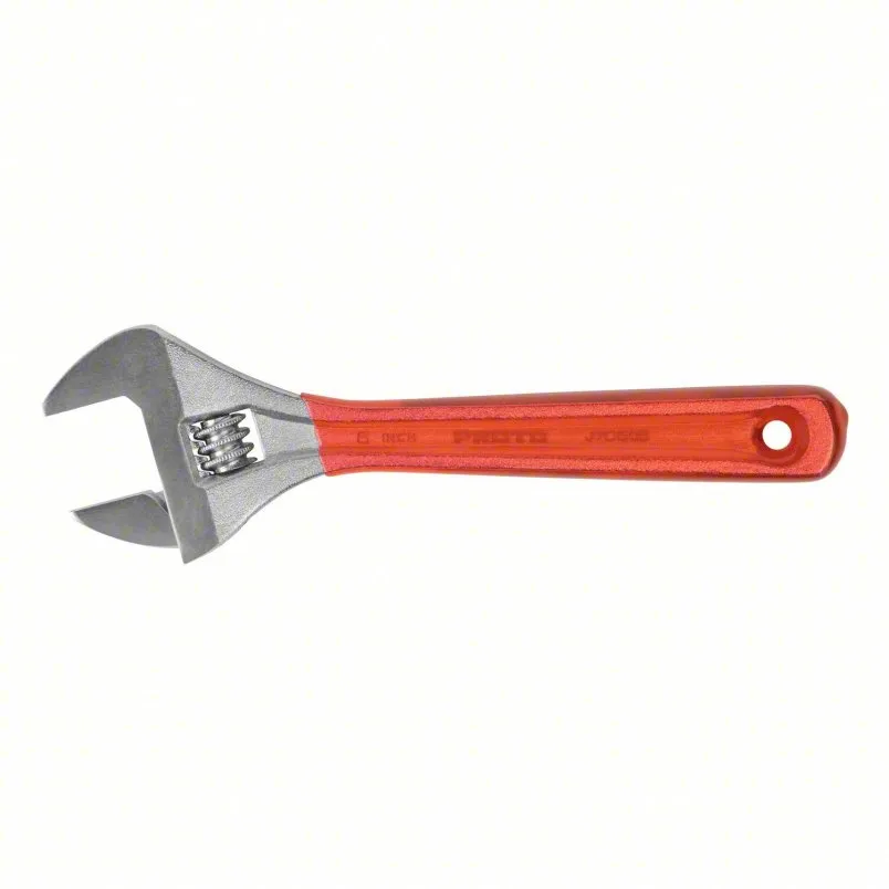 PROTO Adjustable Wrench Alloy Steel Chrome 6 11 32 in Overall Lg 1