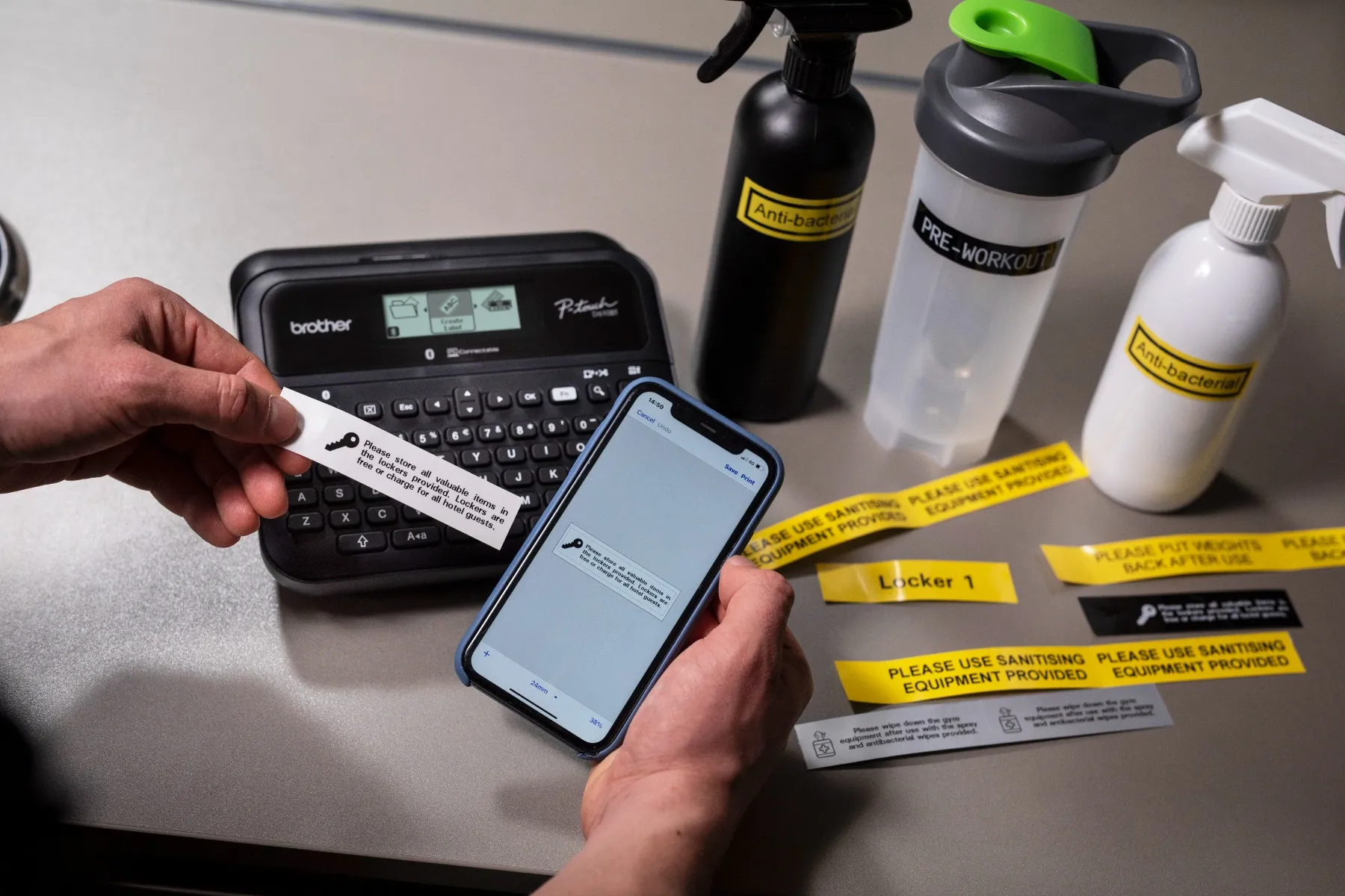 Brother Laminated Label Printer - PT-D460BT