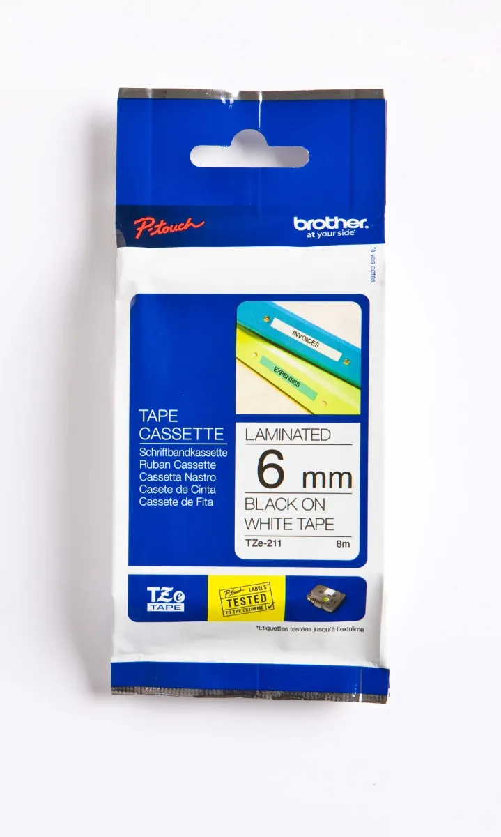 Brother Genuine Laminated Label - TZE-211