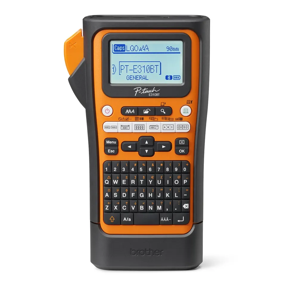 Brother Handheld Industrial Label Printer with Bluetooth (up to 18mm)