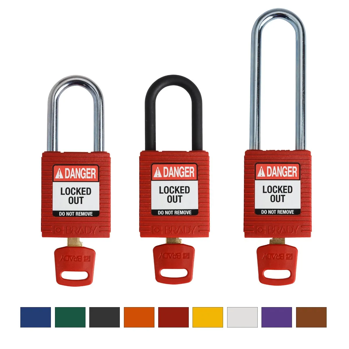 SafeKey Nylon Lockout Padlocks