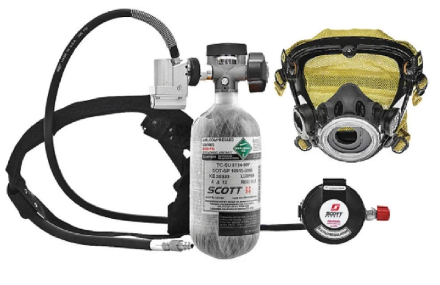 SCOTT SKA-PAK Carbon Cylinder, 4500 PSI, 15 min - SAR224FF0411301