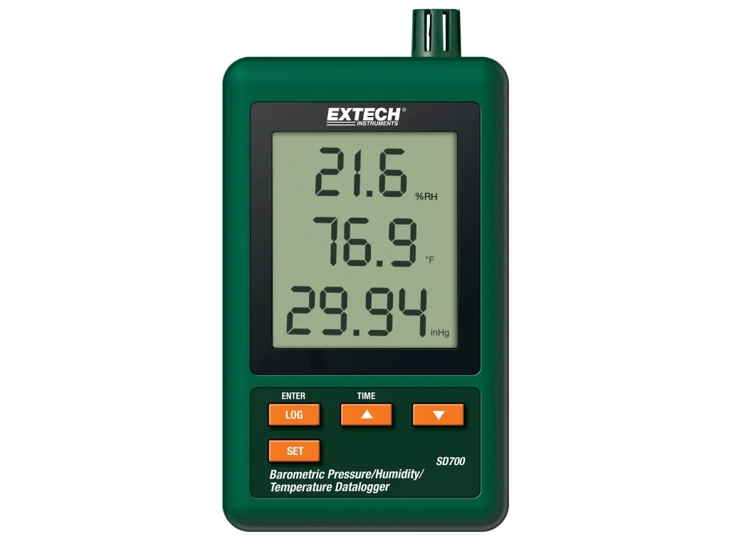 EXTECH Barometric Pressure, Humidity, Temperature Datalogger - SD700