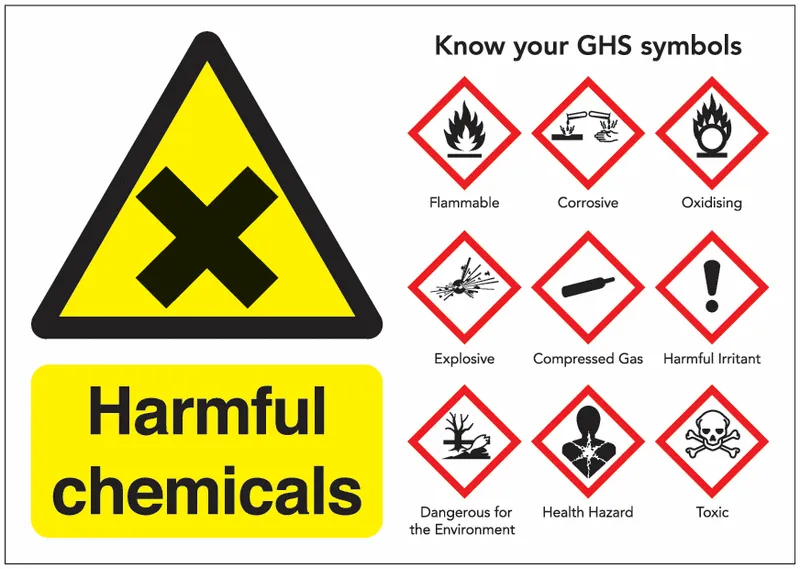 Vinyl Safety Sign for Chemical Labs | A1422-SIGN-V