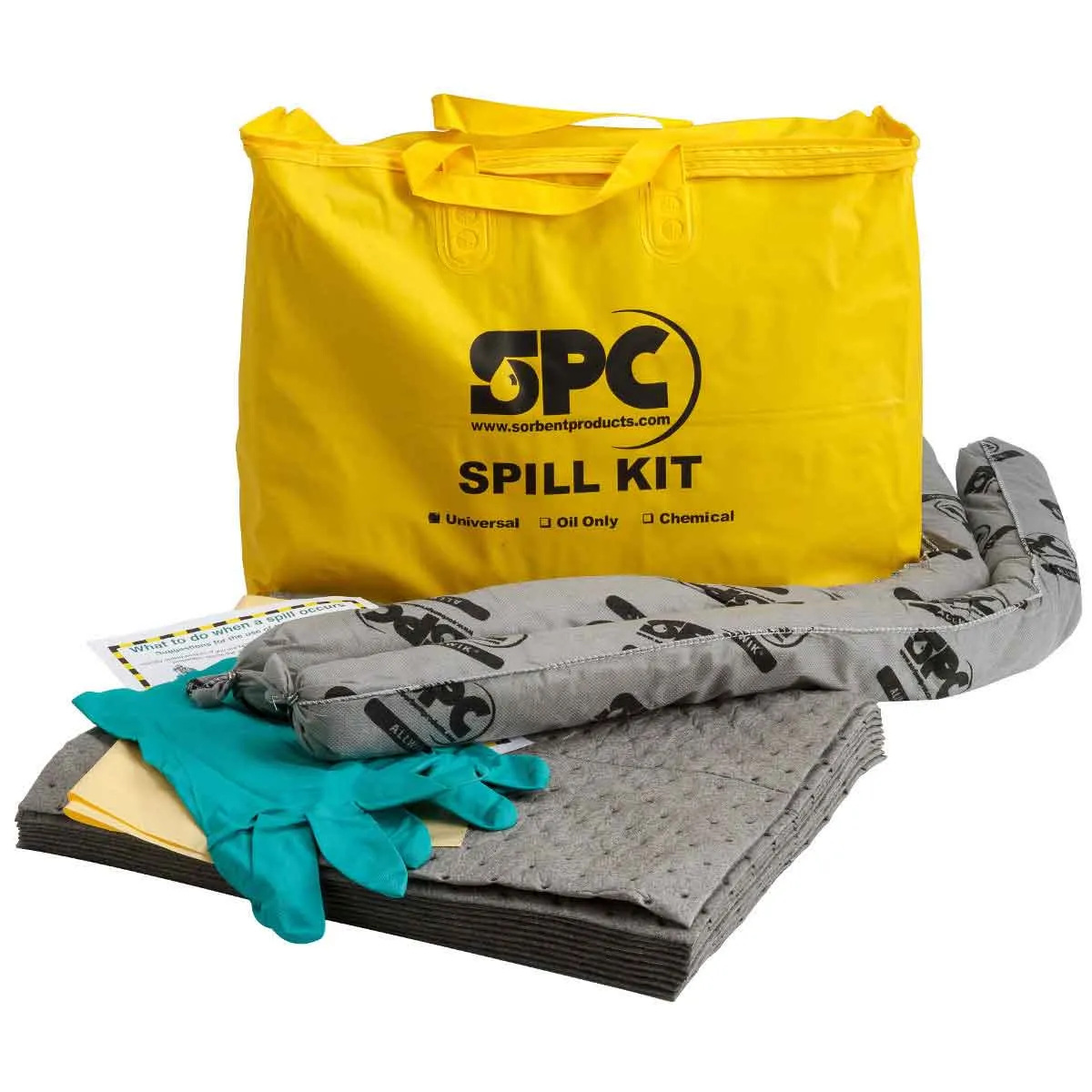 BRADY AllWik Sorbent SKA-PP Spill Kit - 5 Gal - Universal Absorbent K