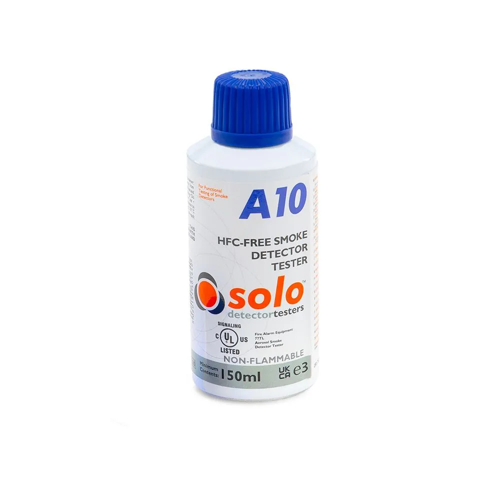 Solo A10 Smoke Detector Test Spray – 150ml Aerosol