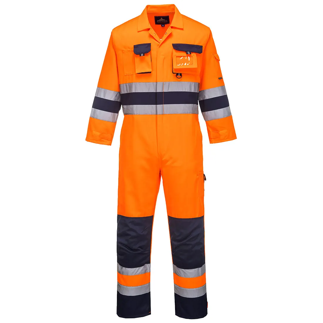 Portwest Hi-Vis Polycotton Coverall | Durable Reflective Workwear with