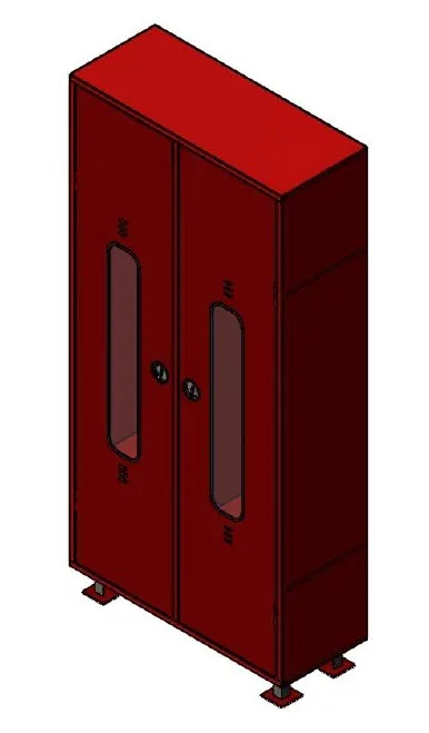 Safety Cabinet for Arc Flash Storage - Double Doors