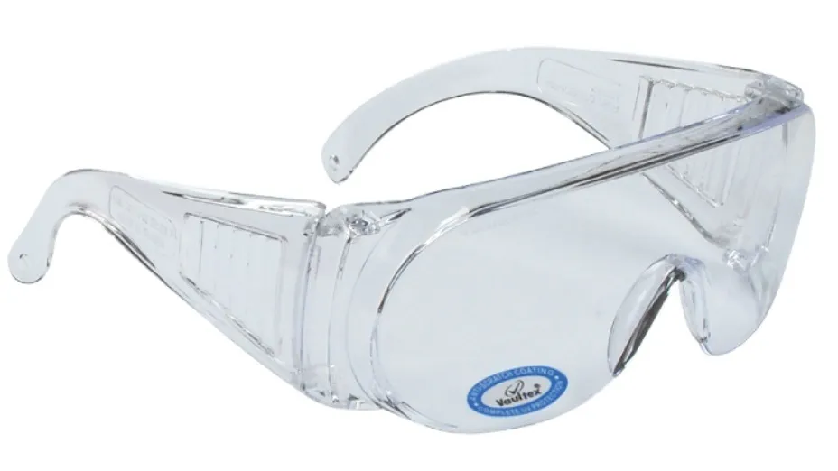 Vaultex Safety Over Spectacle, Clear, Polycarbonate - V30-CLEAR