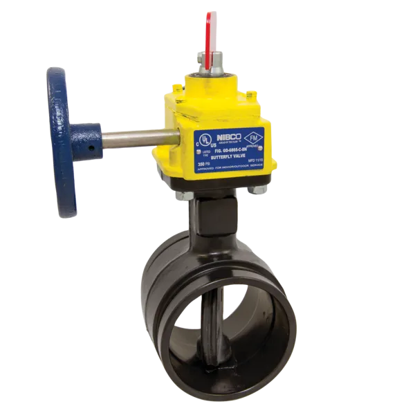 Butterfly Valve w/ Supervisory Switch, Grooved, 350 PSI, Ductile Iron,