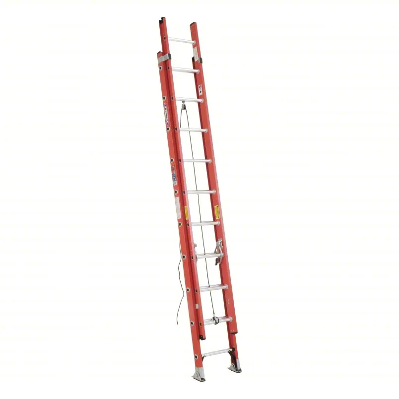WERNER 20ft Fiberglass Extension Ladder 300 lb Capacity | D6220-2