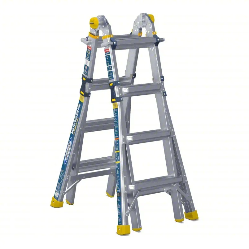 WERNER MT-18IAA Aluminum Combination Ladder 375 lb