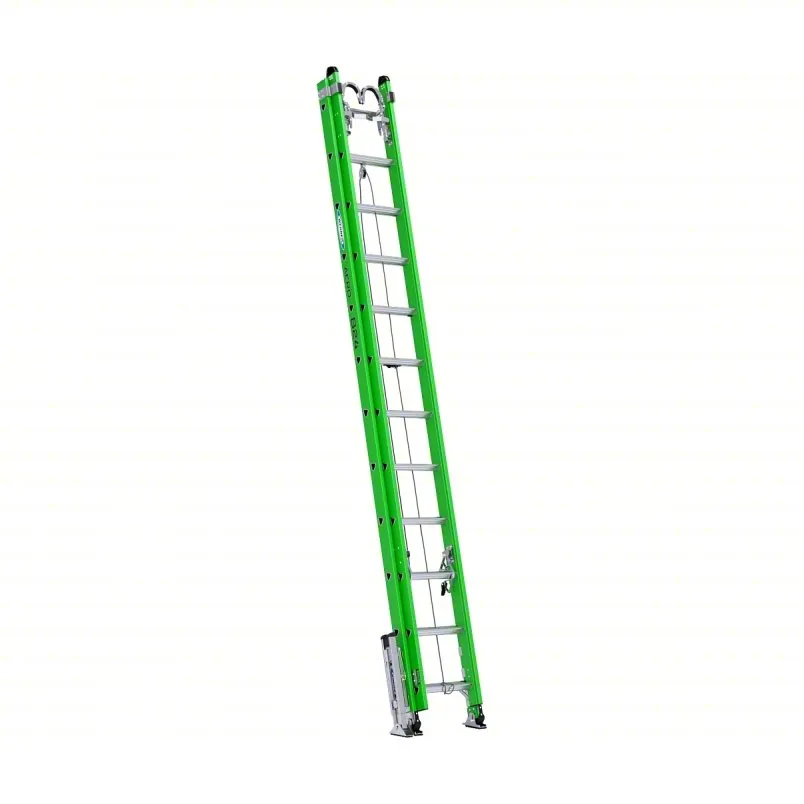 WERNER B7124-2X9295 Fiberglass Extension Ladder 24 ft