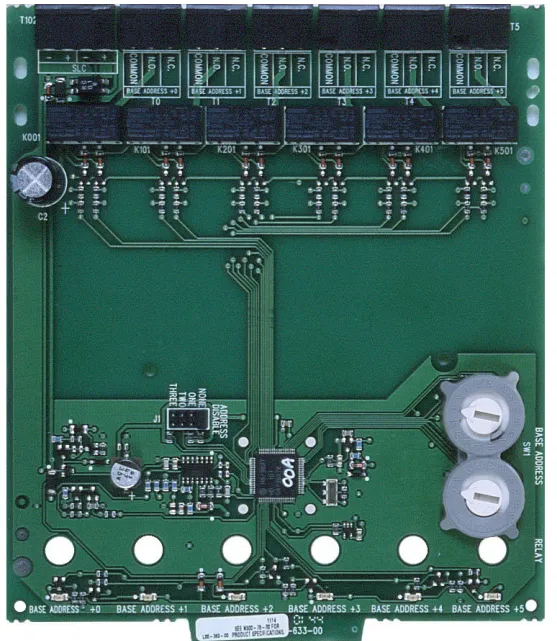 Six Relay Control Module